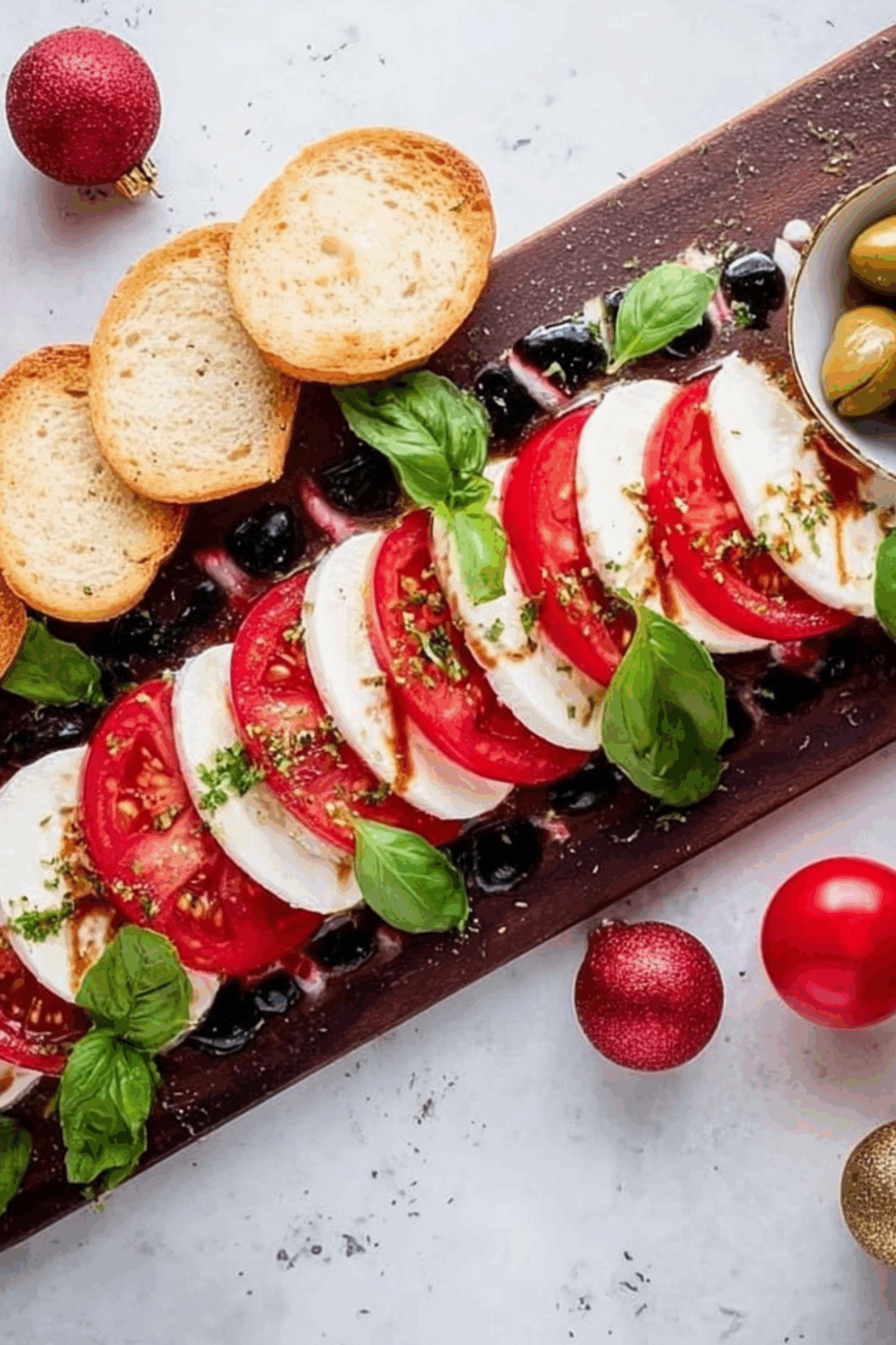 Candy Cane Caprese Board – 5-Step Ultimate Holiday Appetizer