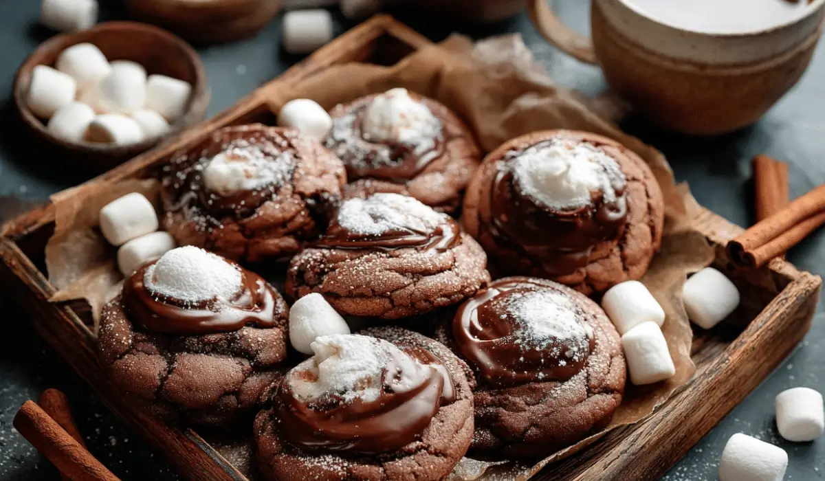 Marshmallow-Surprise Hot Cocoa Cookies: 7-Step Sensational Treat